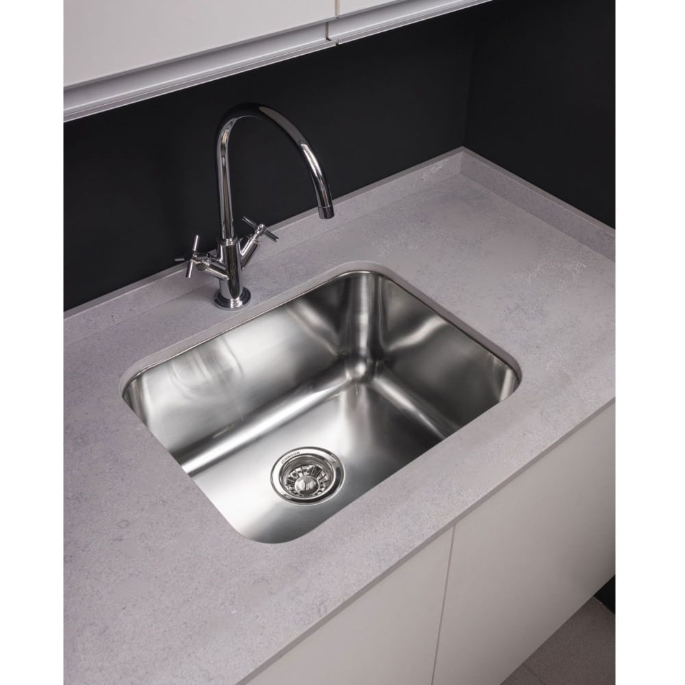 Bacha Simple de Acero Johnson para Lavadero G50 - Supermat