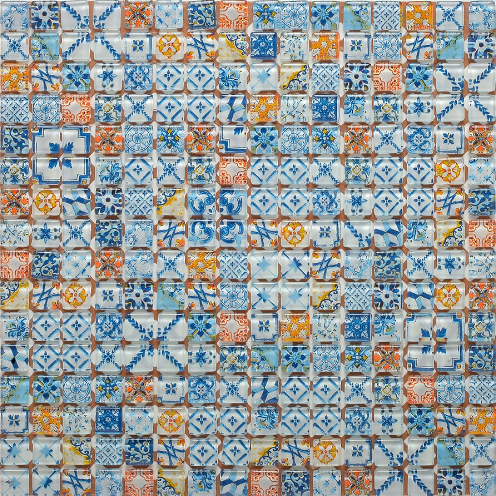 Malla Acuarela Portugal Azul 29.7x29.7 - Supermat