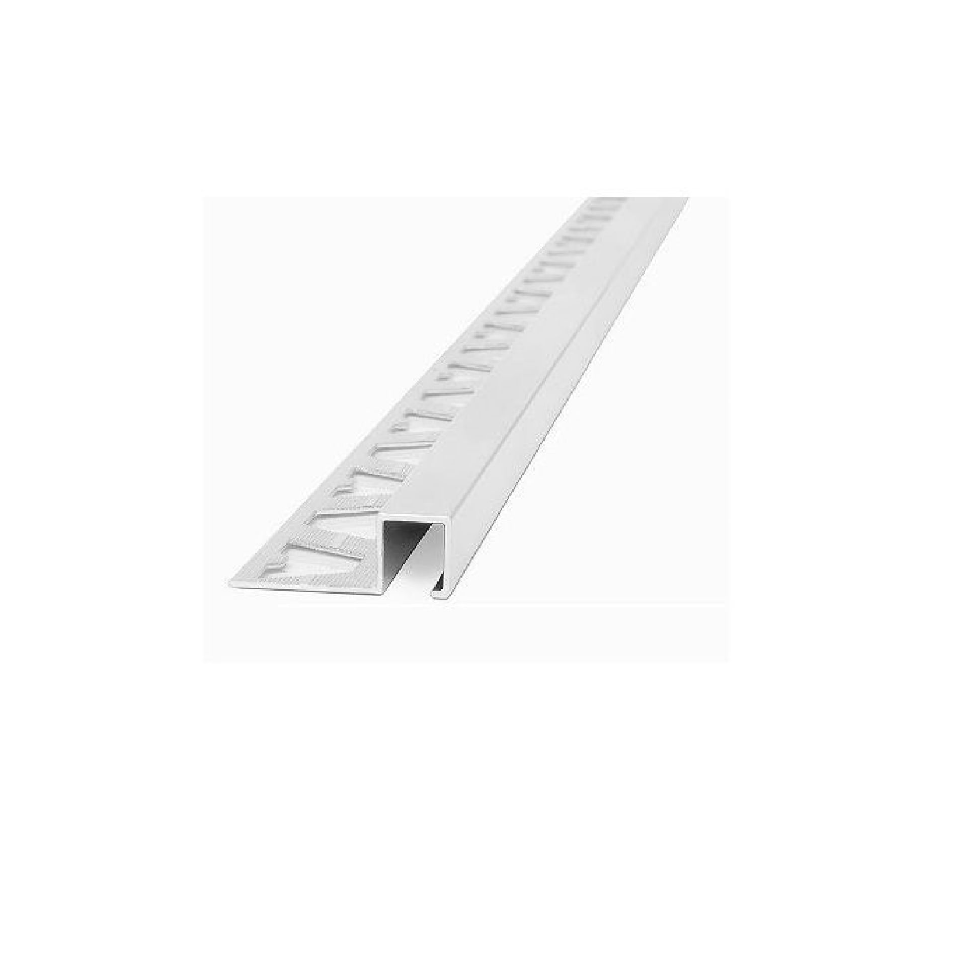 Guardacanto Atrim Quadra Aluminio Cromo Mate 10mm 3423 - Supermat