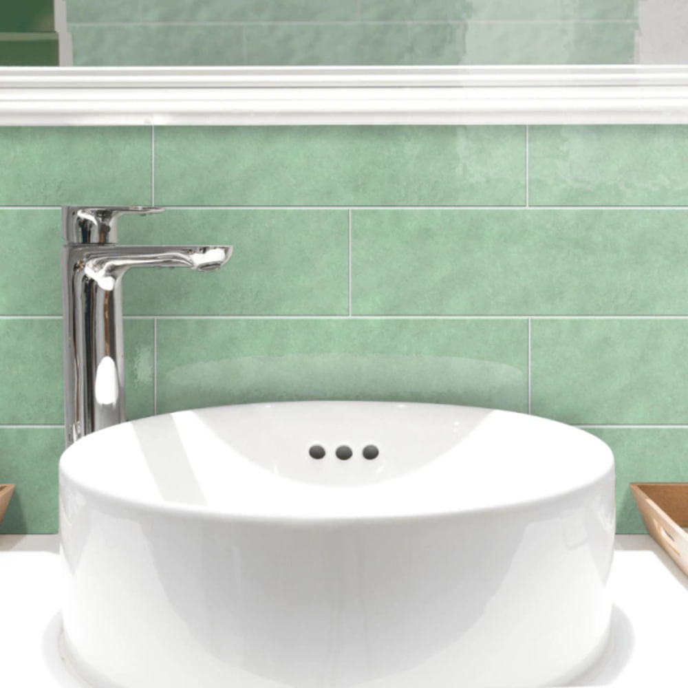 Guarda Colores Sólidos Mediterraneo Verde 8,5x30 - Supermat