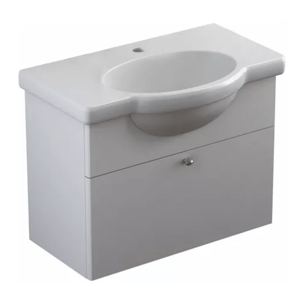 Kit Vanitory 64cm Ferrum Venecia 1 Agujero Y6V1F Blanco - Supermat