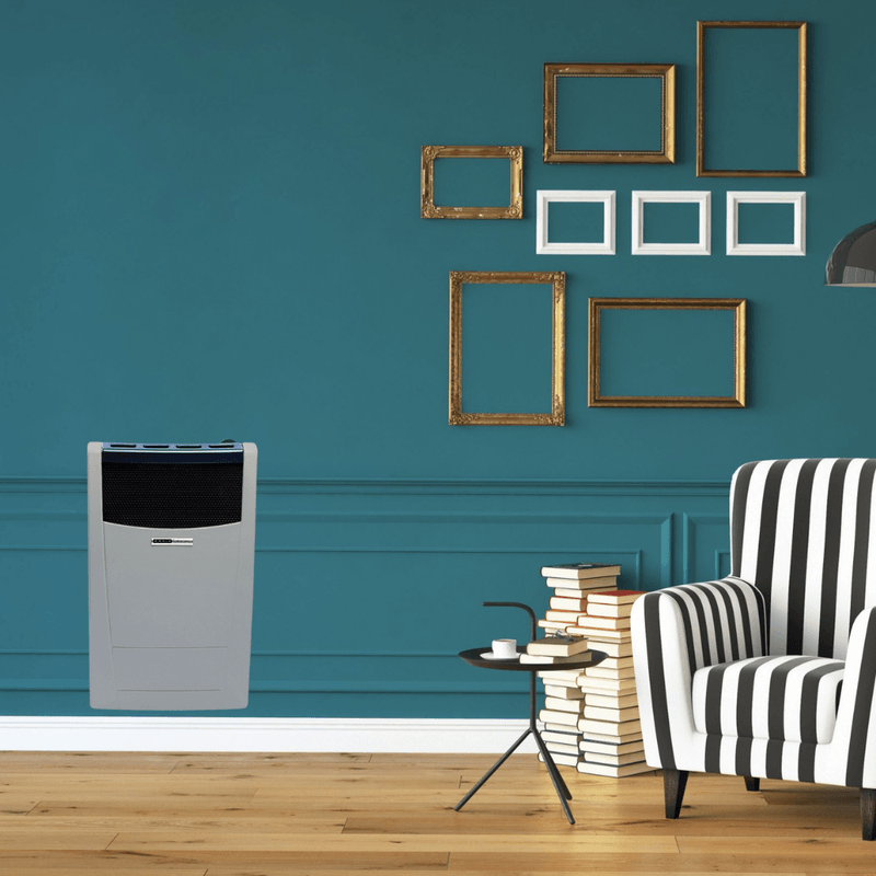 Calefactor ORBIS Calorama gris TB 2500 gas natural 4126go - Supermat