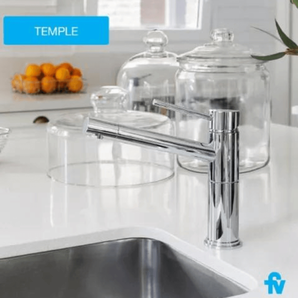 Grifería Alta Monocomando FV Temple para Cocina de Mesada con Pico ...