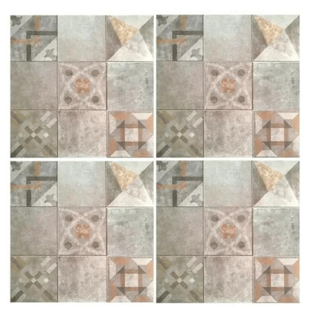 Cerámica Scop Patio Mix Gris 45.3x45.3 - Supermat