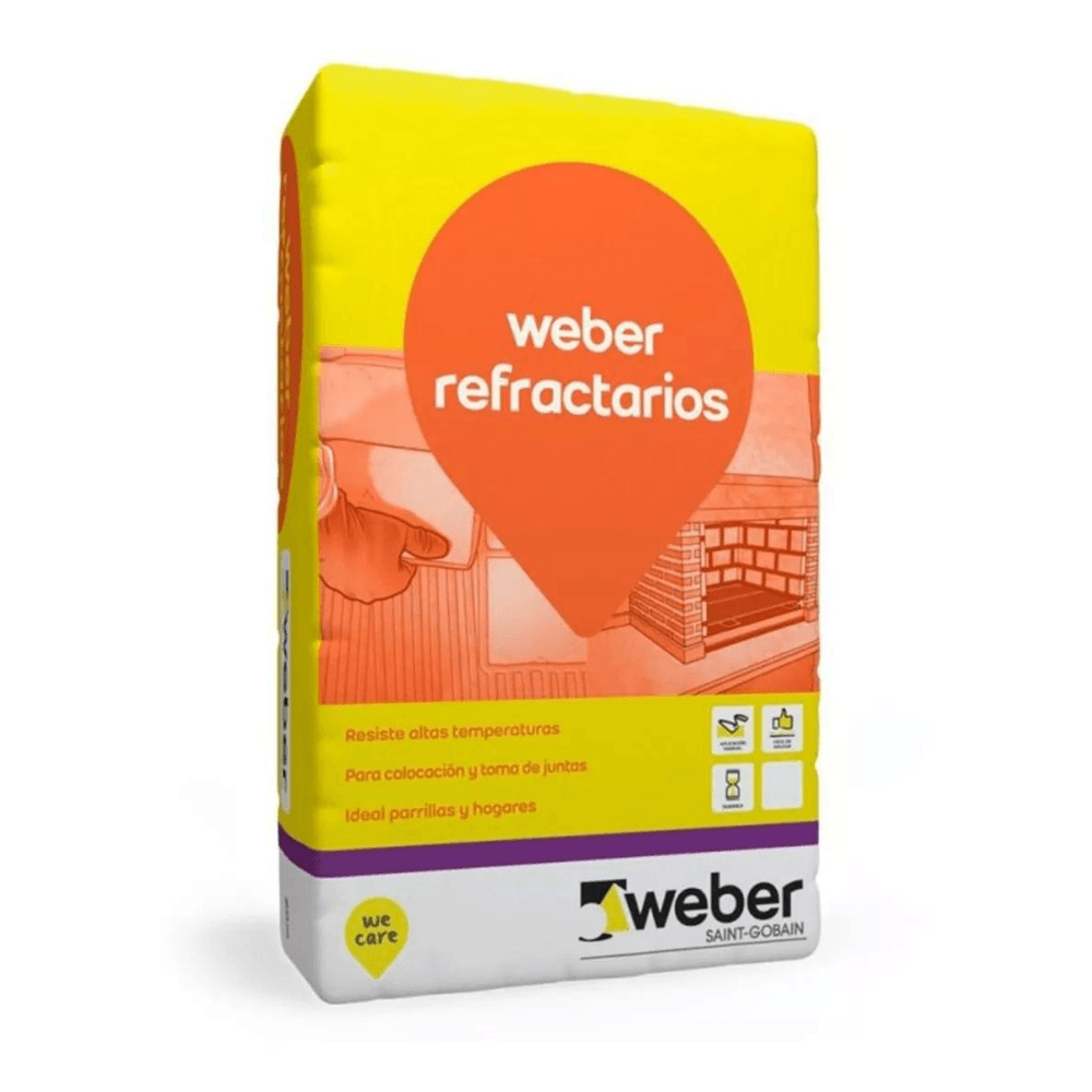 Adhesivo Weber Tec Refractario 10 KG - Supermat