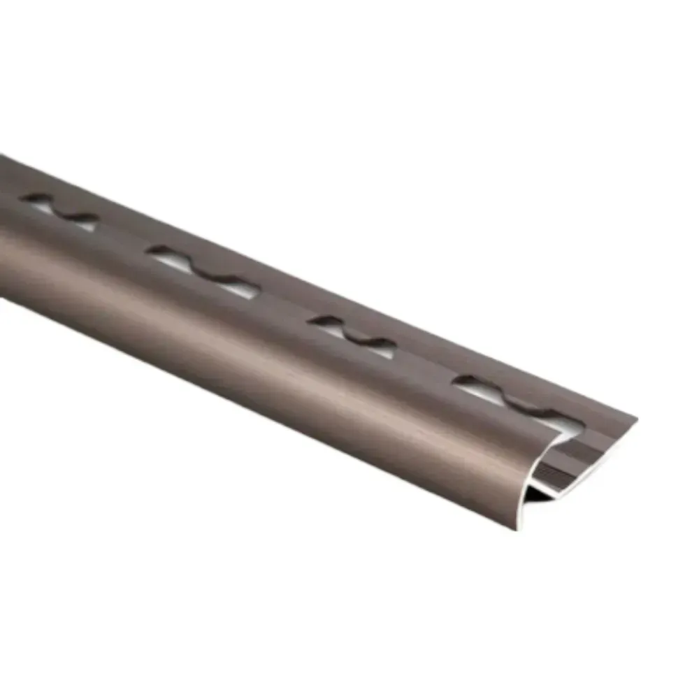 Guardacanto de Aluminio Anodizado Moldumet 9mm Bronce Mate - Supermat